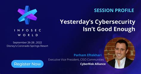 Parham Eftekhari On Linkedin Cybersecurity Ciso Cert Securitybydesign Resiliency…