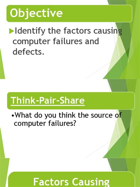 Factors Causing Computer Failures And Defects Pdf