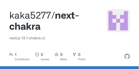 GitHub Kaka Next Chakra Next Js Chakra Ui