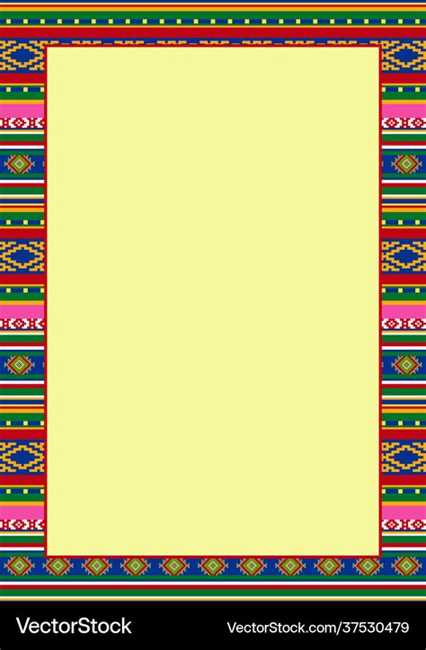 Mexican Menu Border Design