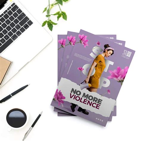 Free Digest Size Magazine Mockup Psd Template Css Author