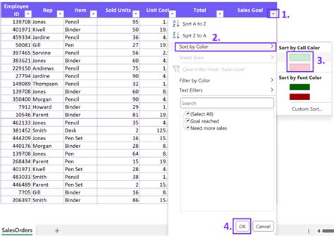 How To Filter By Color In Excel AI For Data Analysis Ajelix
