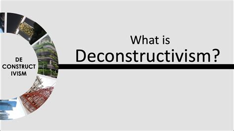 Art Movement Deconstructivism Youtube