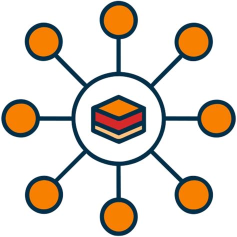 Premium Vector Technology Network Outline Icon Icon