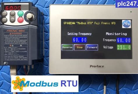 Mitsubishi Hmi Modbus Rtu Delta Vfd M Tutorial
