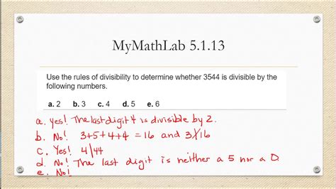 Divisibility Tests Youtube