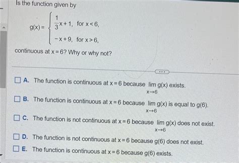 solved is the function given by g x {31x 1 for x
