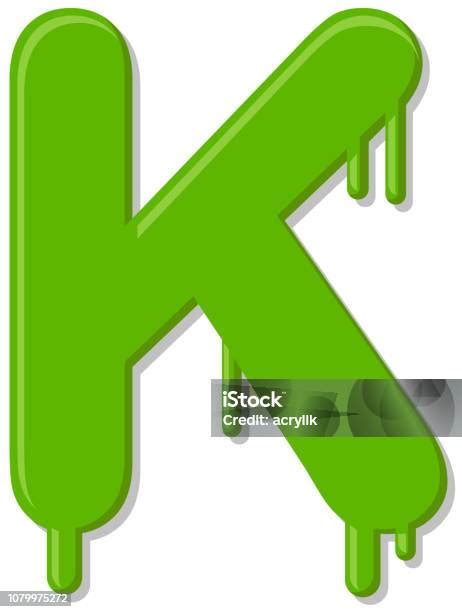 떨어지는 편지 K 벡터 아이콘 알파벳 K에 대한 스톡 벡터 아트 및 기타 이미지 알파벳 K 컷아웃 3차원 형태 Istock