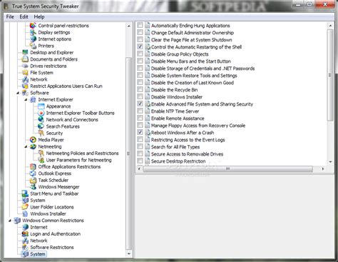 Windows Security Customization