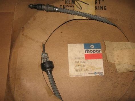 Nos Mopar Right Rear Parking Brake Cable 1963 8 Dodge D100 D200 Trucks