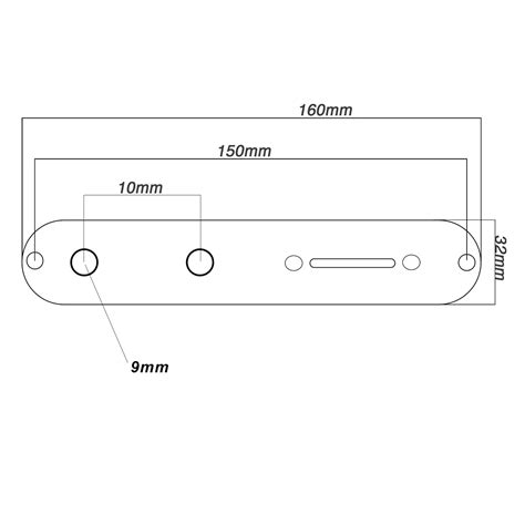 Telecaster Control Plate Chrome Black Gold Guitar Anatomy