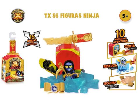 Acheter Treasure X Ninja Gold Figurines Chasseurs Famosa Juguetilandia