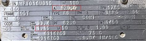 Compressed Air Fail Service Factor