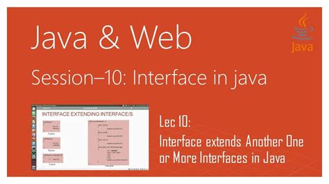 Interface In Java Interface Extends Another One Or More Interfaces In Java YouTube