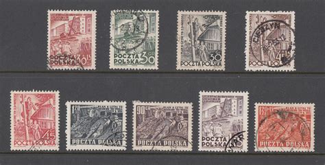 Poland Scott 528 533 And B68 B69a Used Europe Poland General Issue