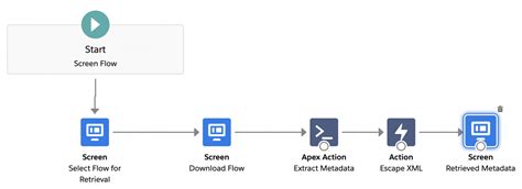 Retrieve And Deploy Metadata With Flow Using Transfer Metadata As A