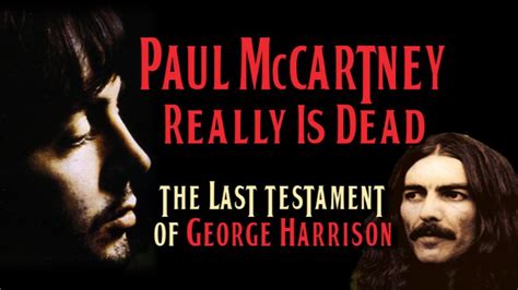 Paul Is Dead Cara Paul Mccartney Conspiracy Theory