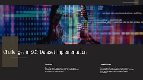 Challenges In Scs Dataset Implementation Ppt Template St Ai Ss Ppt Template