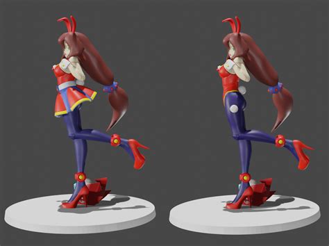 3d File Bunny Girl Iris Megaman X・3d Print Design To Download・cults