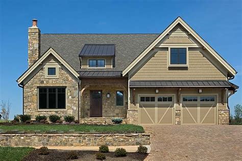 Half Rock Half Siding House Design