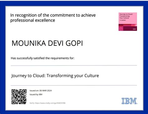 Mounika Devi Gopi On Linkedin Edunet Ibm Continuouslearning Professionaldevelopment