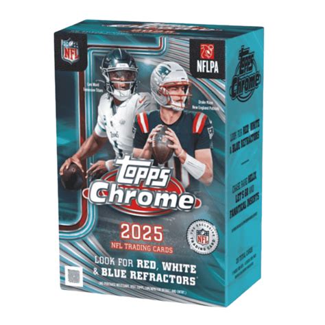 Buy 2025 Topps Chrome Football Blaster Box At The Sports Card Zone