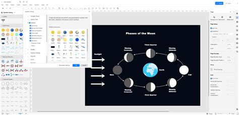 A Guide To Understand Moon Phases With Diagram EdrawMax Online