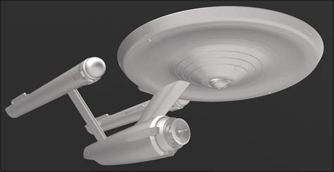 Stl File Star Trek Constitution Class Tos ⭐ ・model To Download And 3d Print・cults