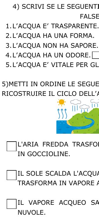Verifica Di Scienze Sulla Materia I Suoi Stati Lacqua I Passaggi Di