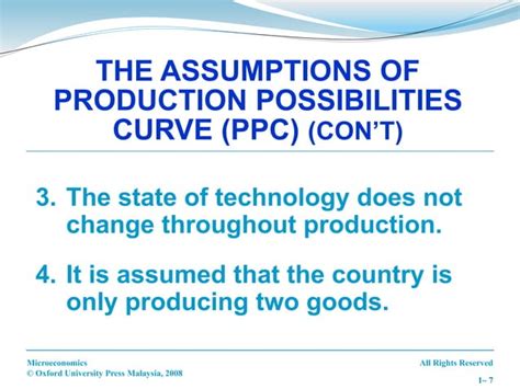 Chapter 2 Production Possibility Curve Ppt