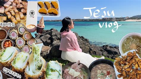 여행 브이로그 2박 3일 제주도 여행 브이로그 L 우도 맛집 인생돈까스 거북이약과 숙성도 마농치킨 블랑로쉐 제주도맛집 올레