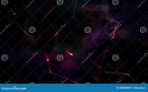 Colorful Glowing Plexus Motion Background Stock Video Video Of Plexus Lines 285058087