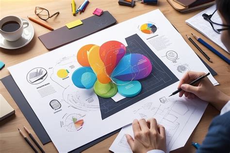 Premium Photo Design Process Concept Illustration