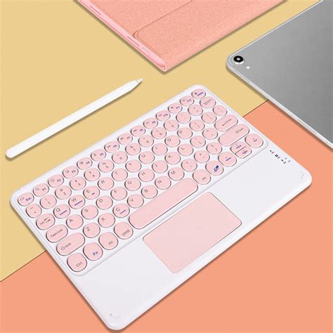 Bluetooth Keyboard Round Cap Keyboard Portable Bt Wireless Keyboard