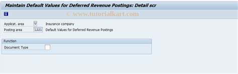 FQZ SAP Tcode FI CA Default Vals Delayed Revenues