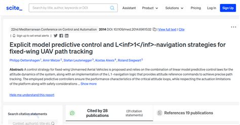 Explicit Model Predictive Control And L 1 Navigation Strategies For