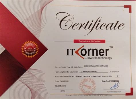 ganesh shingade on linkedin c c certification programming