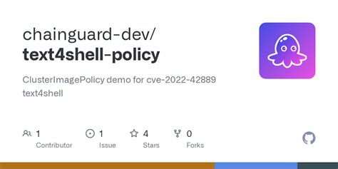 GitHub Chainguard Dev Text Shell Policy ClusterImagePolicy Demo For Cve Text Shell