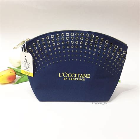 กระเป๋า Locctane En Provence สีน้ำเงิน Shopee Thailand