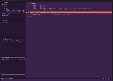 Debugging Overhaul And Redesign · Issue 5950 · Helix Editorhelix · Github