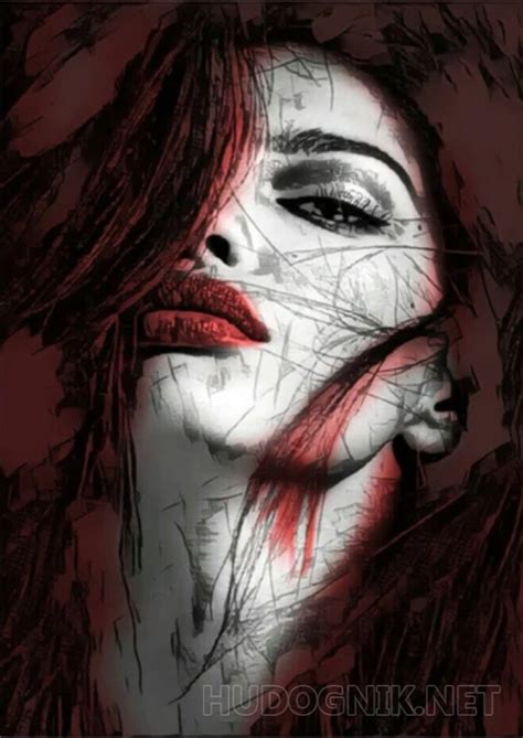 Картина Абстрактный портрет Размеры 60x80 Цена 45000 рублей Художник Тарасова Анна