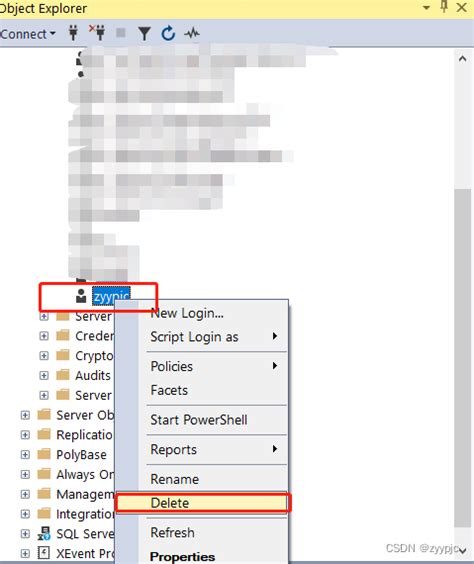 Sql Server登录名的创建与删除sql Server 新建登录名 Csdn博客
