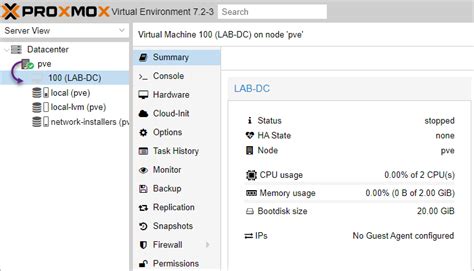 Crafting A Virtual Machine With Proxmox VE