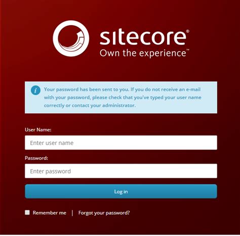 Login Locked Out Sitecore Users Cannot Reset Their Password Sitecore Password Recovery