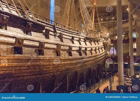 The Vasa Warship Salvaged From The Sea And Displayed At Vasa Museum