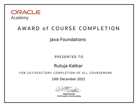Rutuja Katkar On Linkedin Javafoundations Certification Javaprogramming Learningjourney