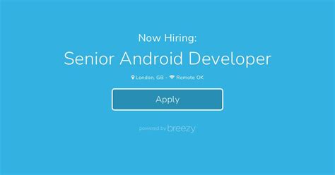 Senior Android Developer At Redcloud Technologies