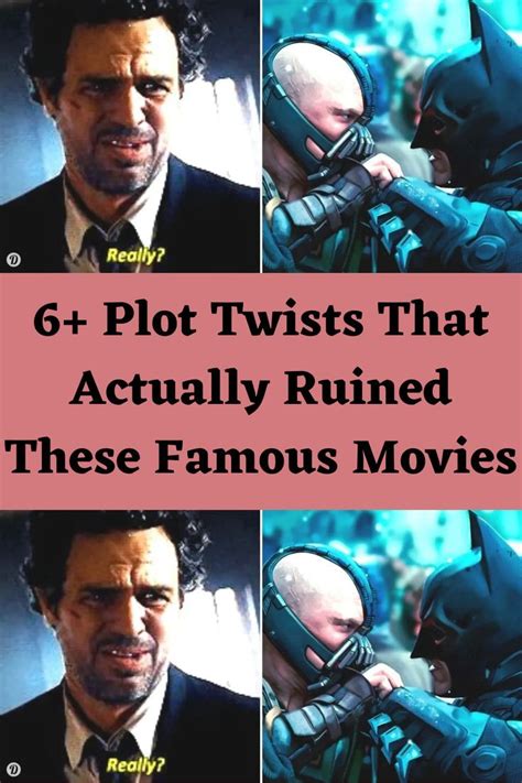 6 Plot Twists That Actually Ruined These Famous Movies Artofit