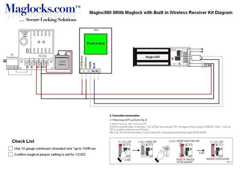 Double Maglock Wiring Diagram