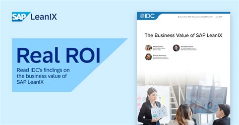 The Business Value Of Sap Leanix An Idc White Paper Sponsored By Sap Leanix
